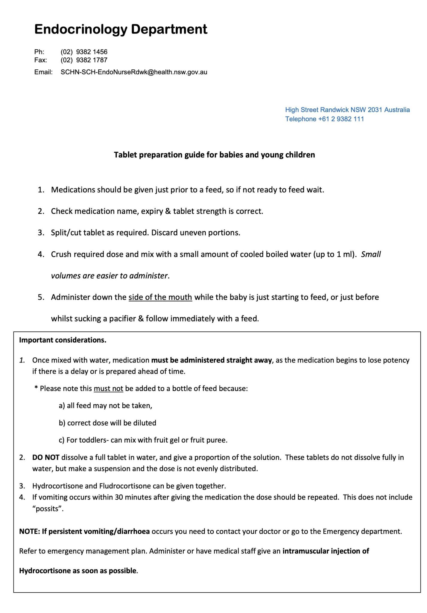 Tablet Preparation Guide – CAH PeP Talk